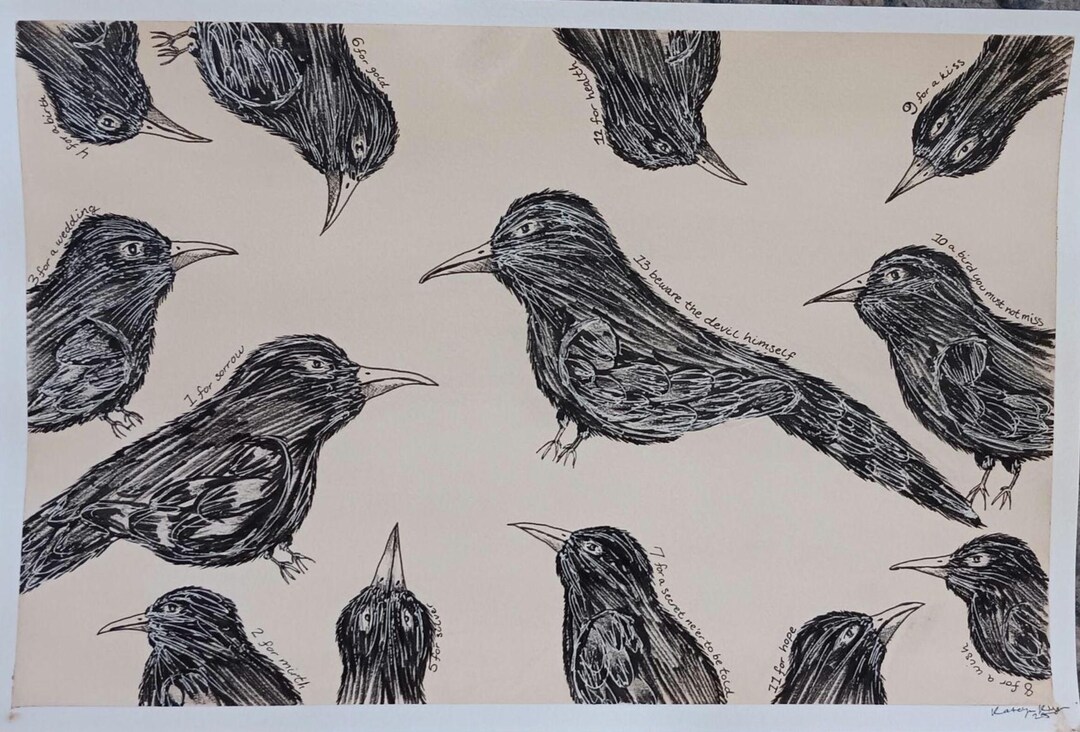 Counting Crows Art Print - Etsy