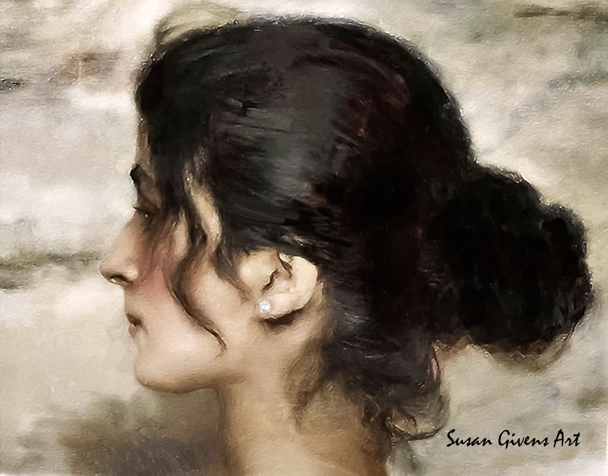 Italian Girl Print Italy Girl Portrait Girl From Italy Art Engaged ...