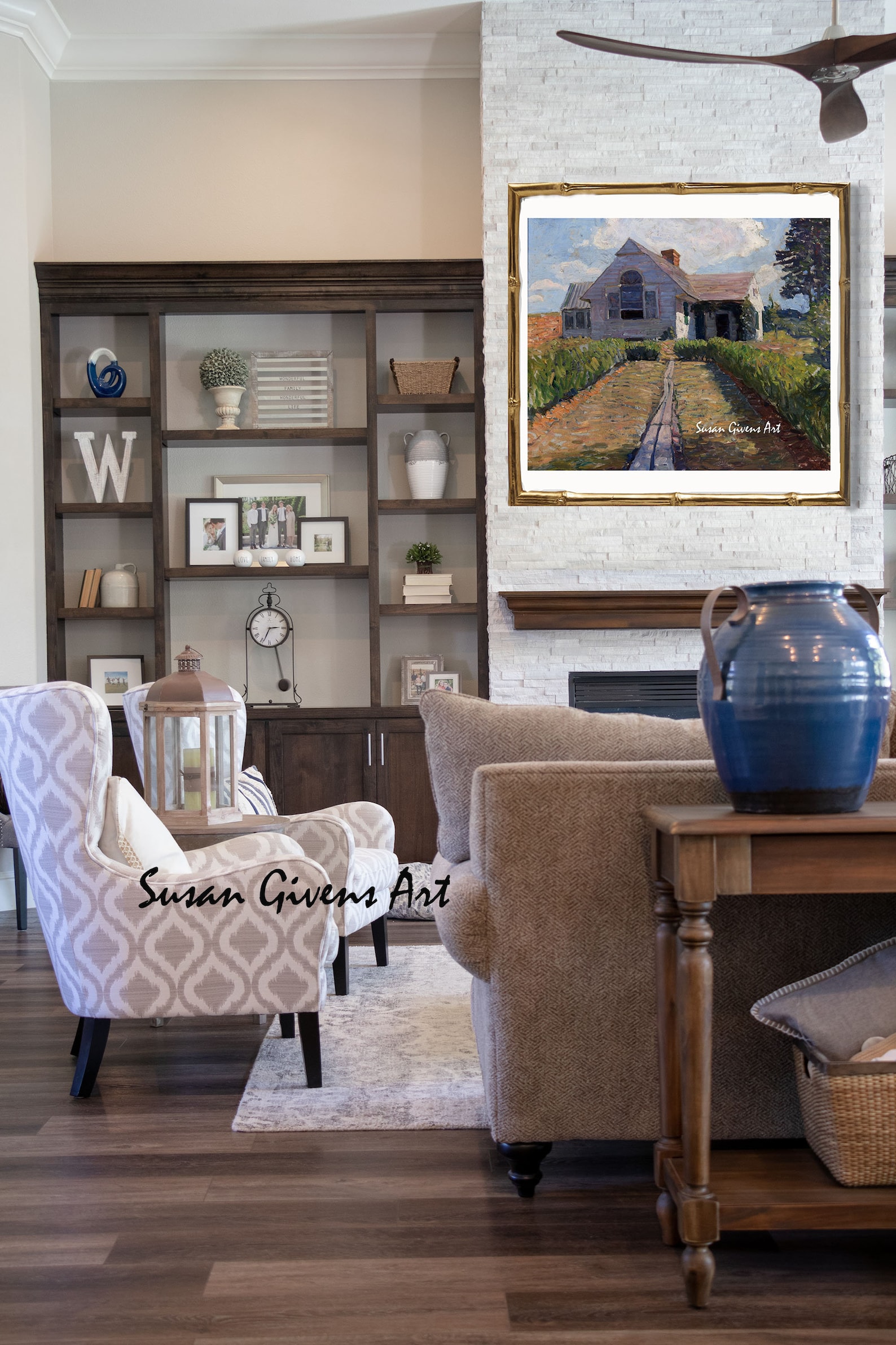 Wyeth Art Studio Two Storied Cottage Fine Art Farmland Print 1913 - Etsy