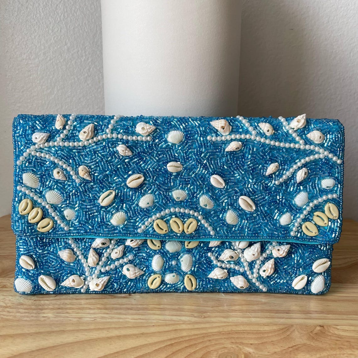 Seed Bead Bags Beaded Clutch Bags Boho Handbags Seashell Clutch Beaded ...