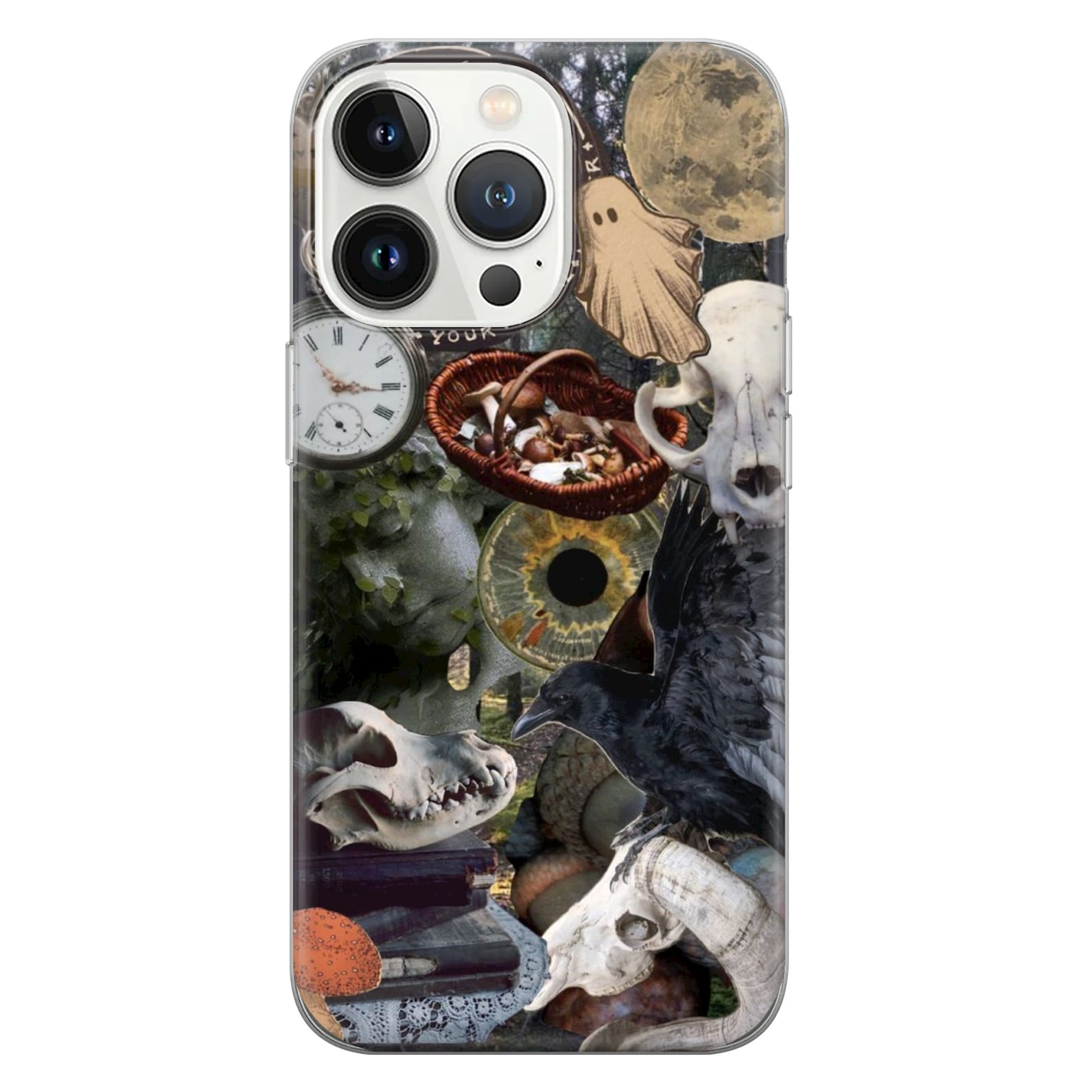Bloody Collage Phone Case Cryptid Art Cover for iPhone 15pro, 14, 13 ...