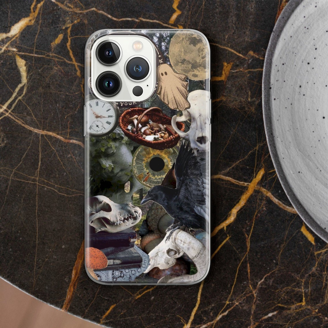 Bloody Collage Phone Case Cryptid Art Cover for iPhone 15pro, 14, 13 ...