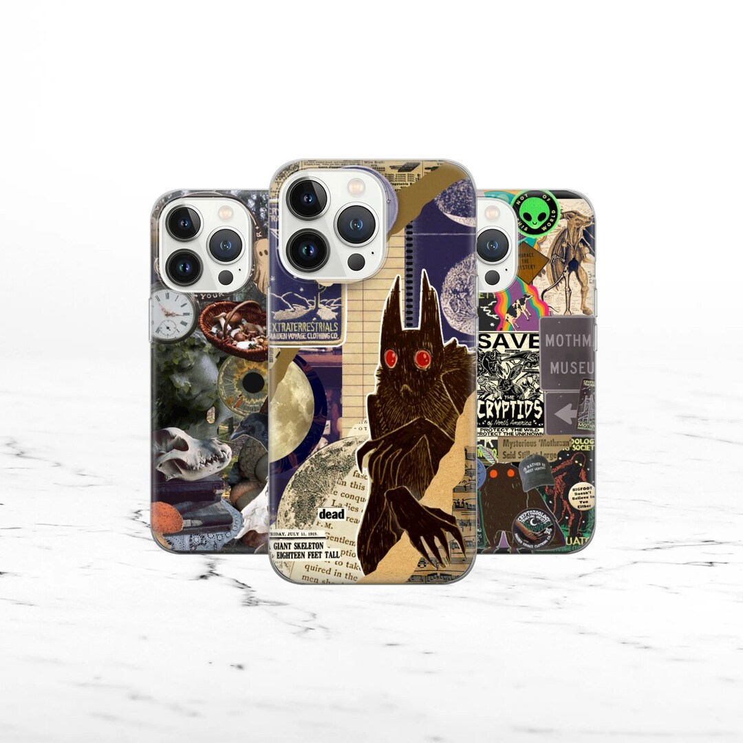 Bloody Collage Phone Case Cryptid Art Cover for iPhone 15pro, 14, 13 ...