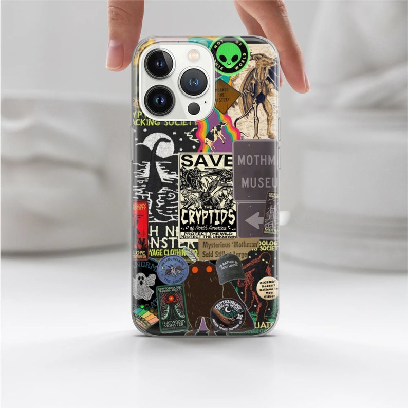 Bloody Collage Phone Case Cryptid Art Cover for iPhone 15pro, 14, 13 ...