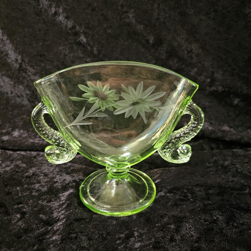 Rare Vaseline Glass - Etsy