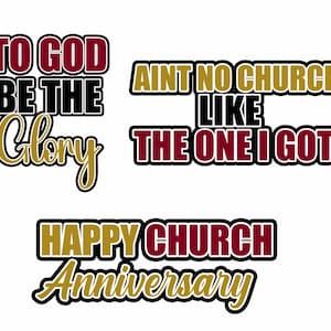 Church Photo Booth Props Digital Download Religious Party Decorations ...