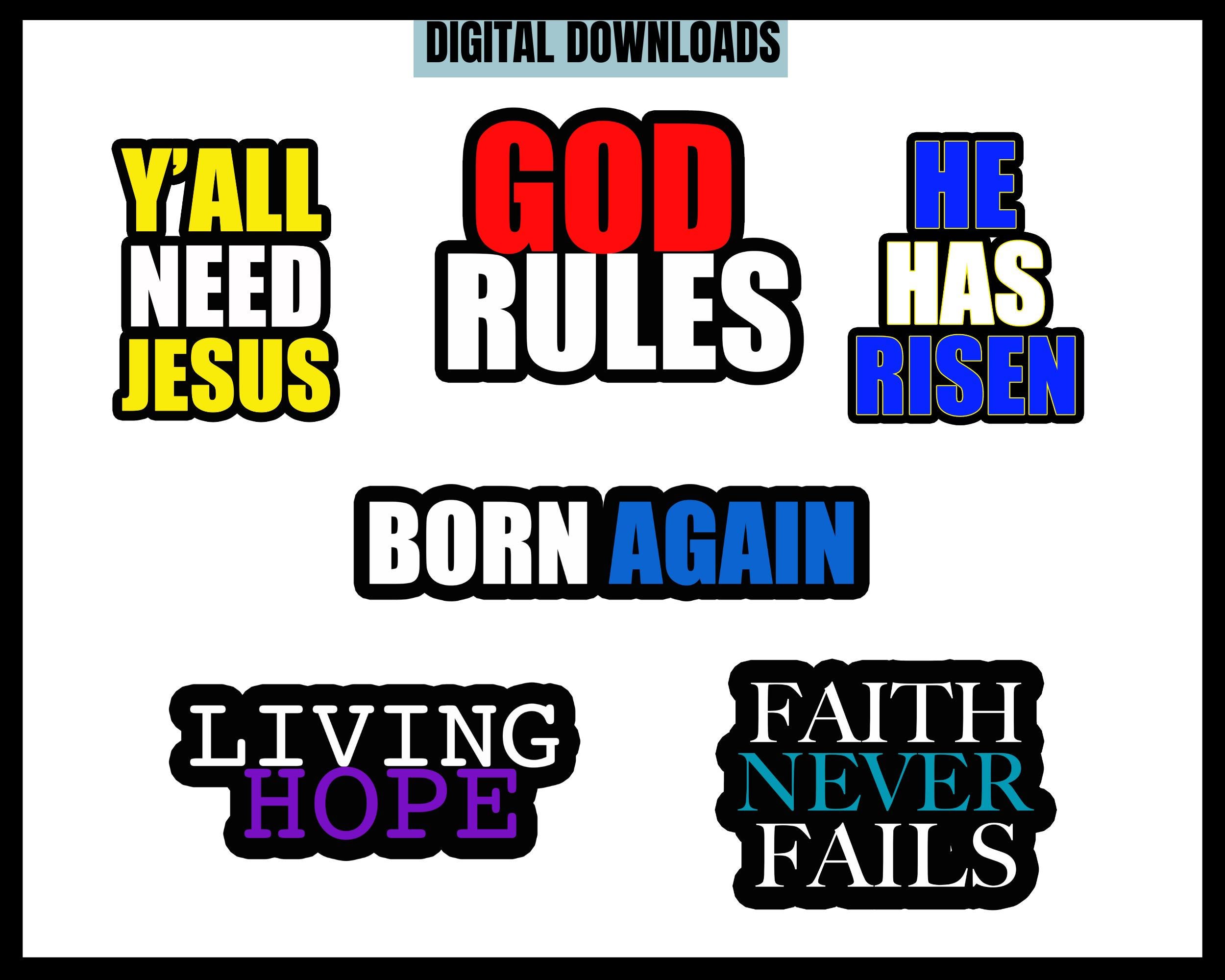 Downloadable Christian Photo Booth Props | Digital Faith-based Party ...