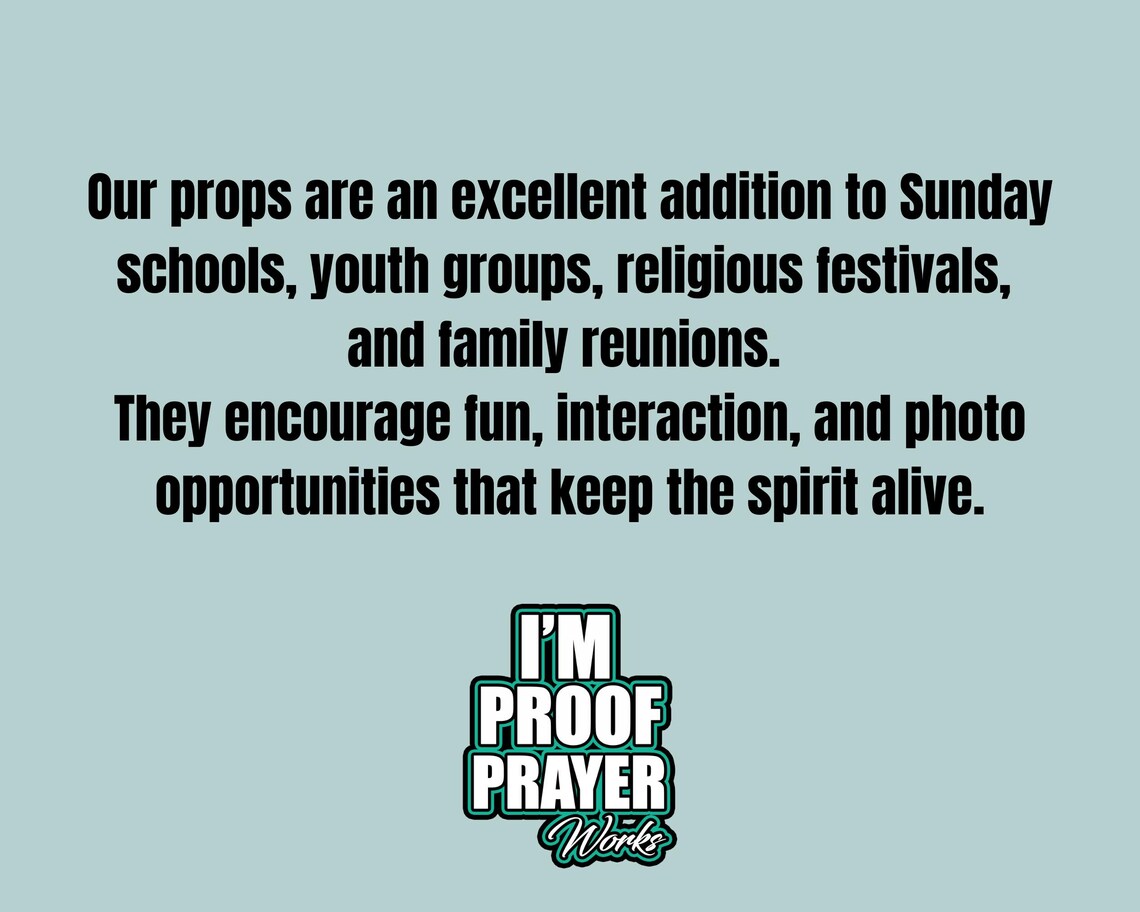 Downloadable Christian Photo Booth Props | Digital Faith-based Party ...