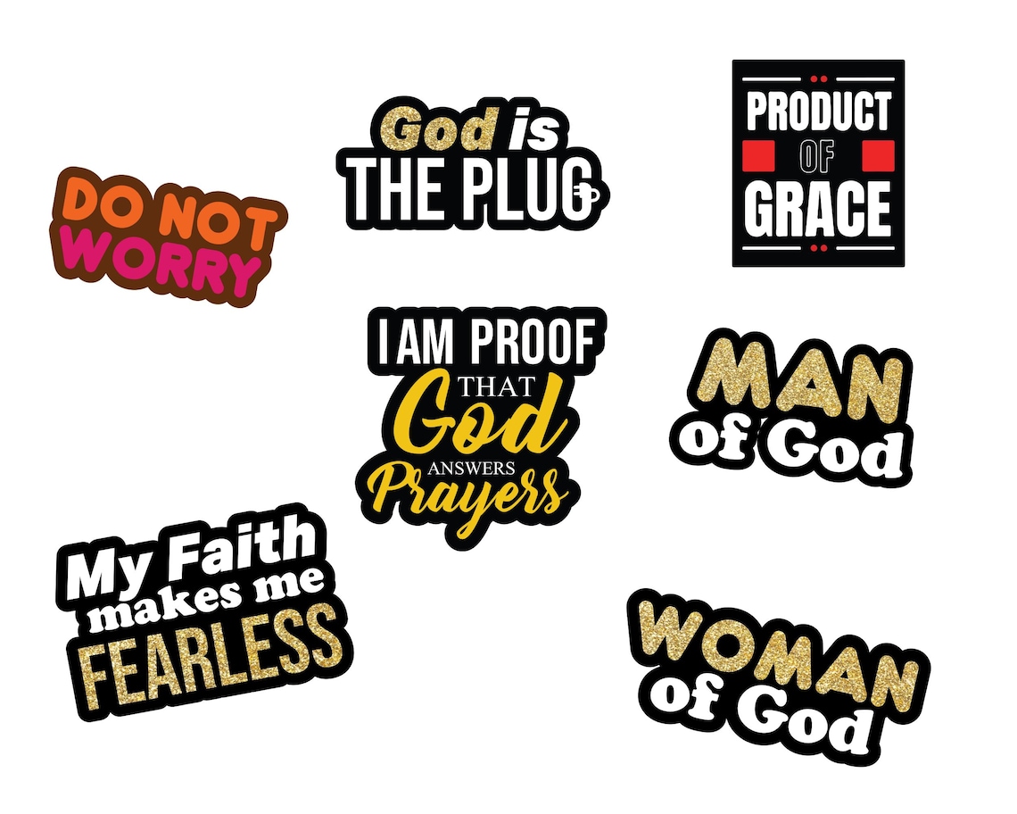 Faith Based Photo Booth Props - Digital Download - Religious Party ...