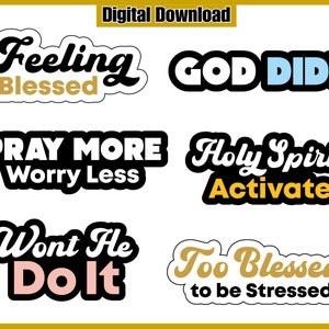 Christian Photo Booth Props - Digital Download - Religious Party ...