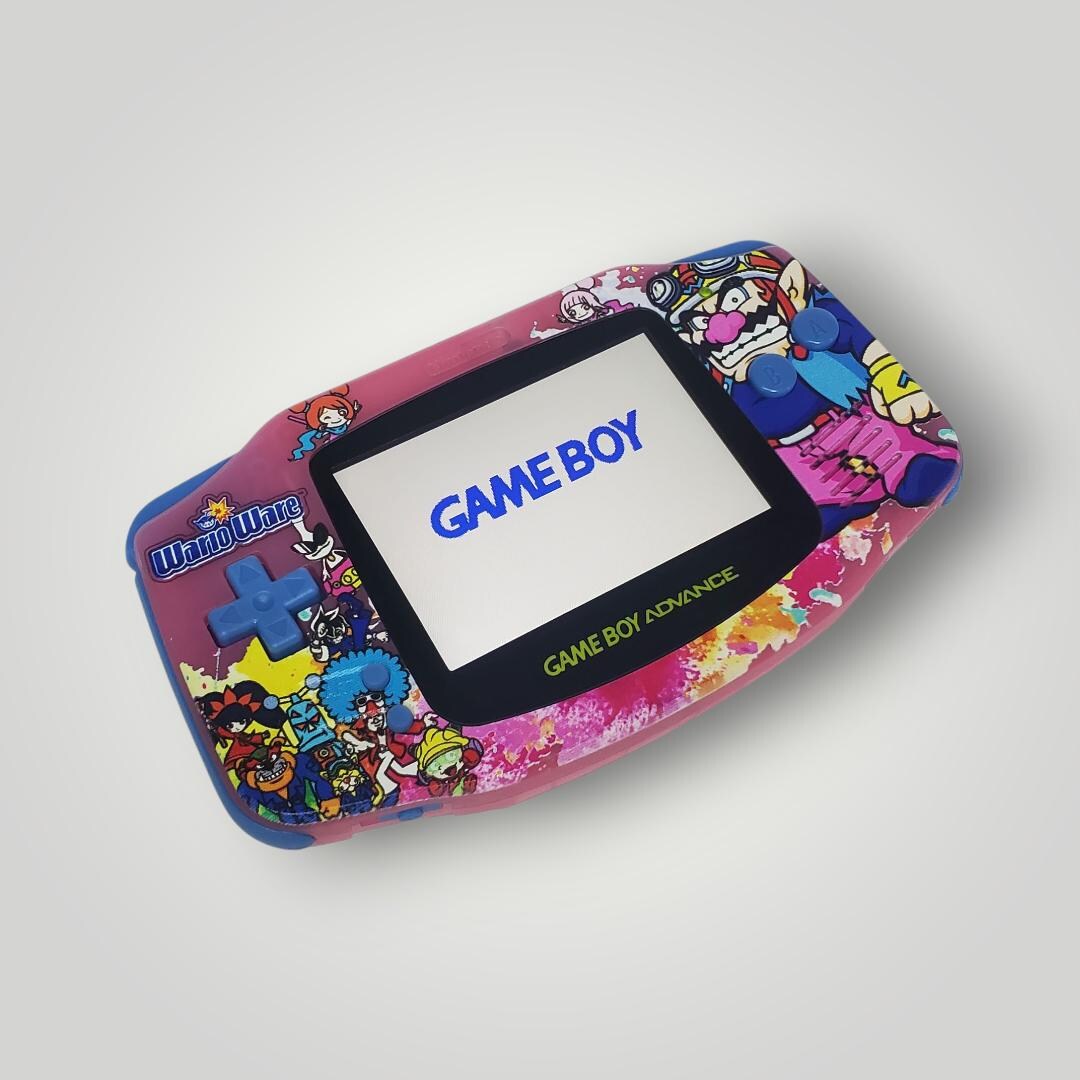 Gameboy Advance GBA Wario Console IPS Backlit Screen - Etsy