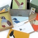 Bird Note Cards Mix Match 8 Choose From 36 Designs Printed on Recycled ...