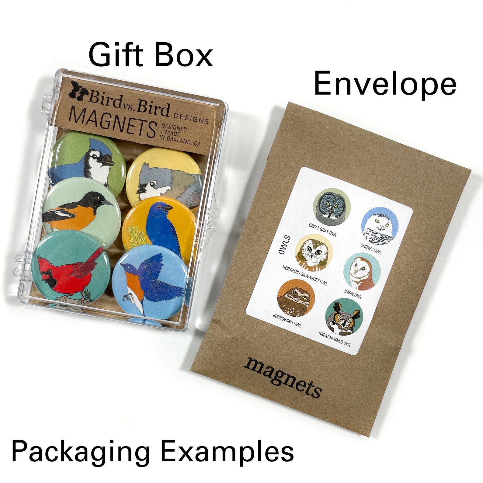 Desert Birds Magnets Set of 6 Nature Outdoors Birder | Etsy