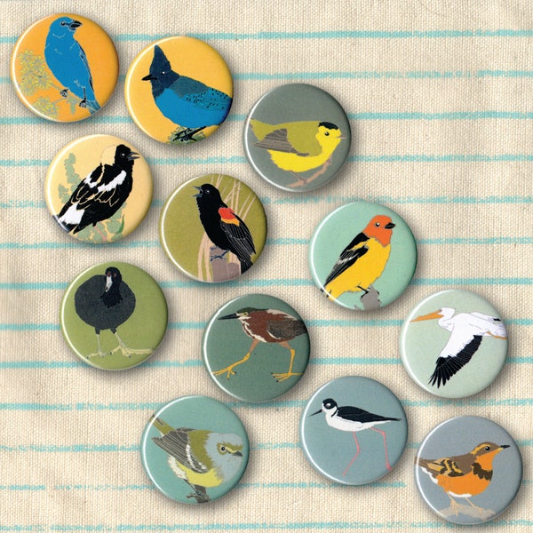 Bird Pin - Etsy