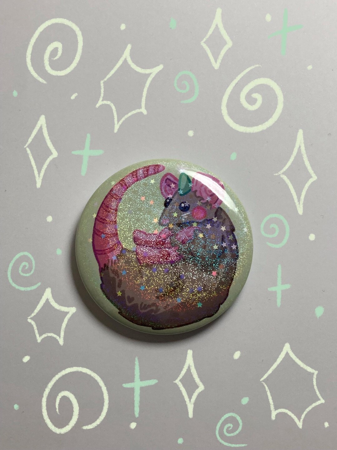 Clown Rat Badges - Etsy