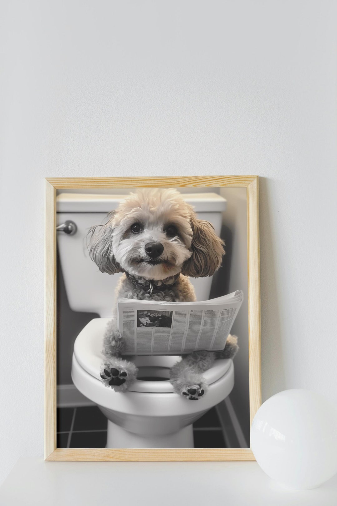 Havapoo Bathroom Wall Art, Funny House Decor Art Print, Full Color ...