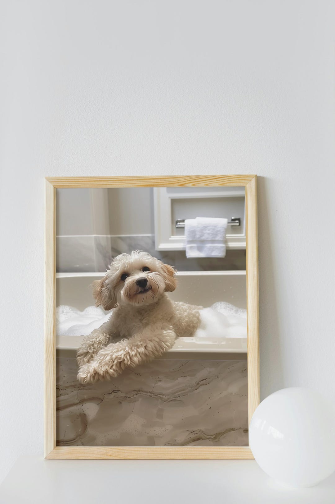 Havapoo Bathroom Wall Art, Funny House Decor Art Print, Havapoo Smiling ...