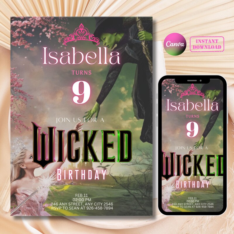 Wicked Party Invitations - Etsy