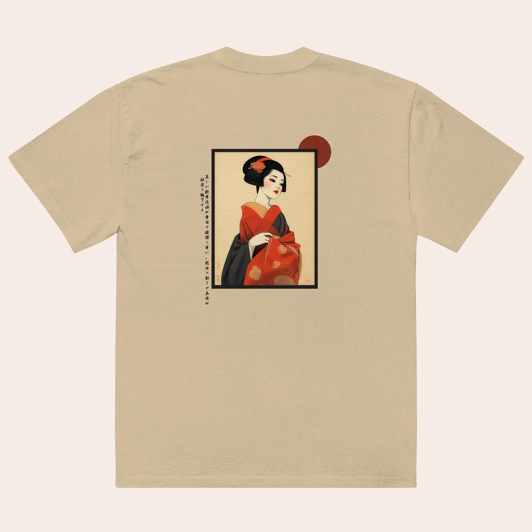 Oversized Ukiyoe Inspired 100% Cotton Japanese-designed T-shirts That ...