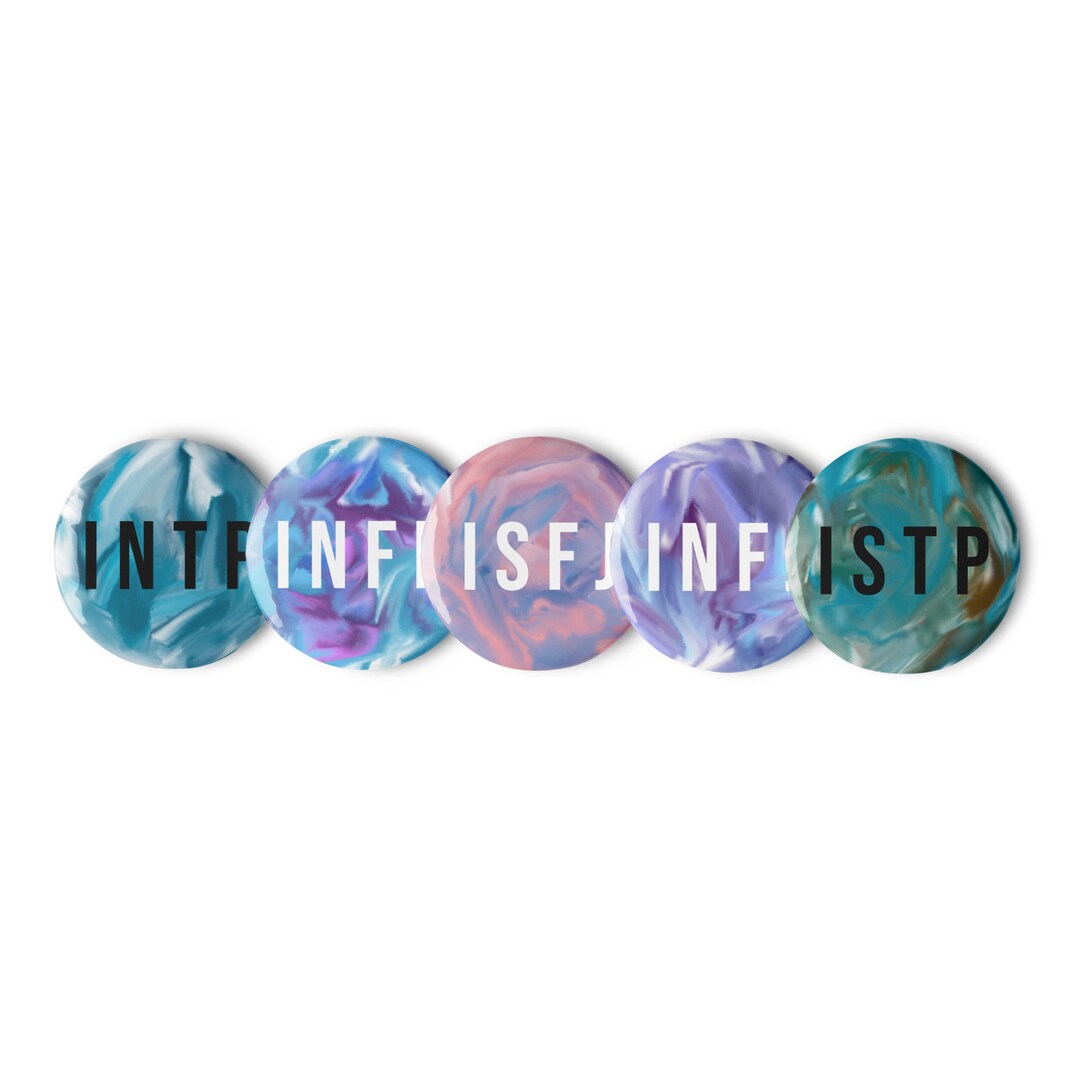 MBTI Pin Badges Entp / Enfp / Esfj / Esfp / Estp Introvert Unique ...