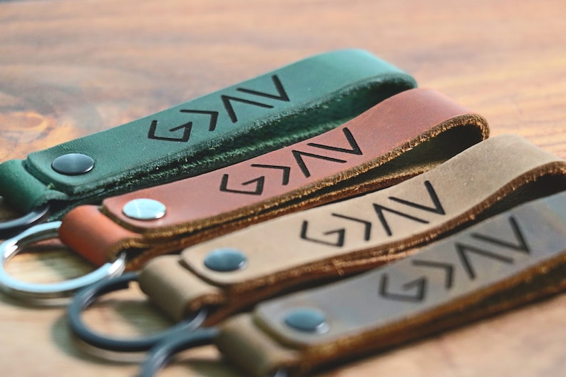 CHURCH LOGO Leather Keychains for Churches Father's Day and CHRISTMAS ...