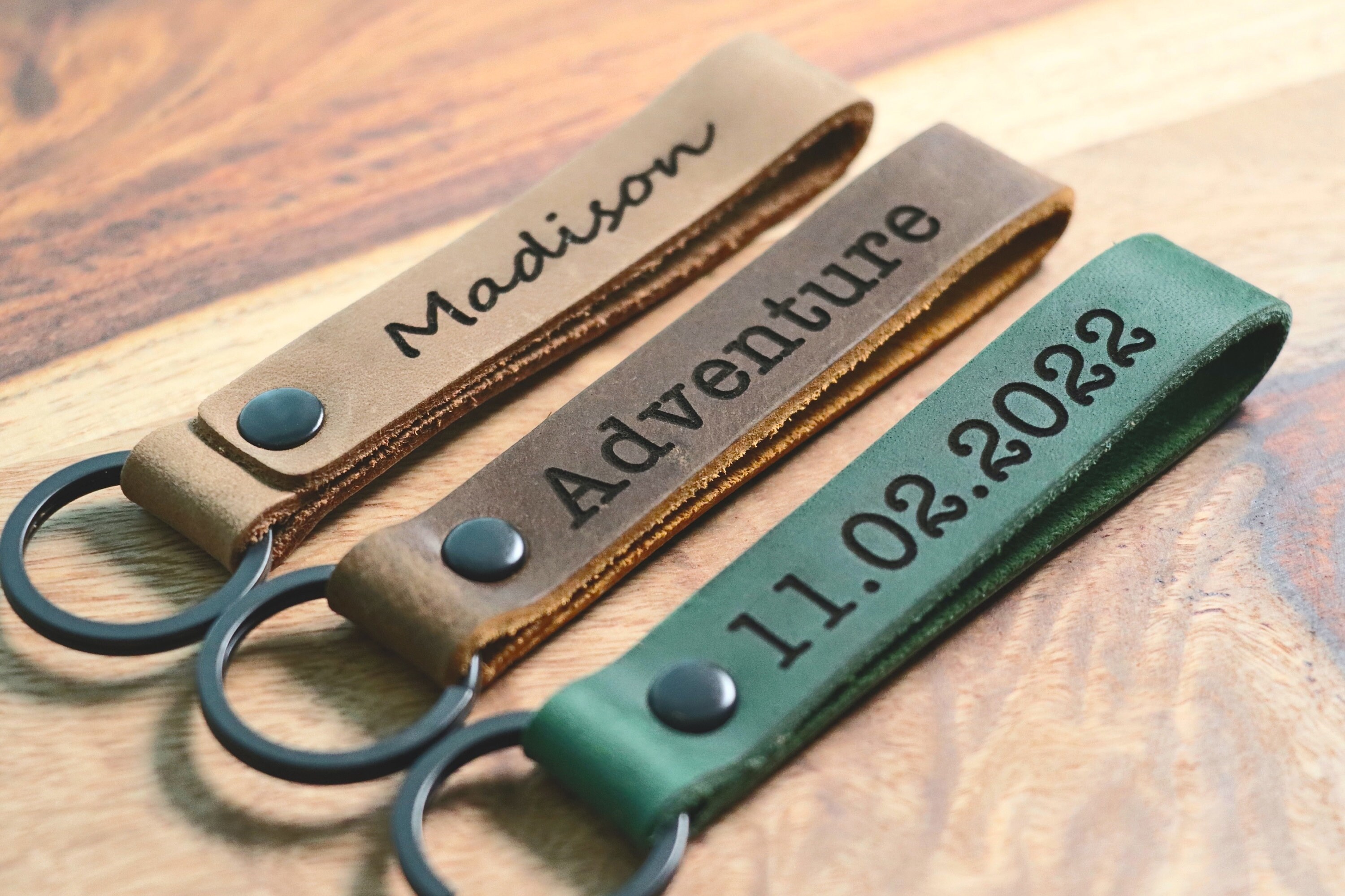 Business Logo Keychain, Custom Leather Keychain, Company Keychains ...