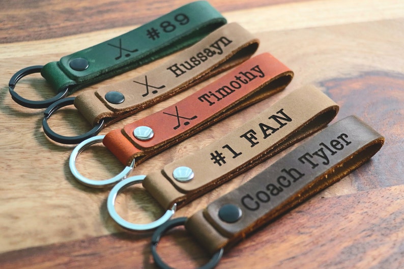 Hockey Gift, Hockey Keychain, Personalized Hockey, Hockey Keychain ...