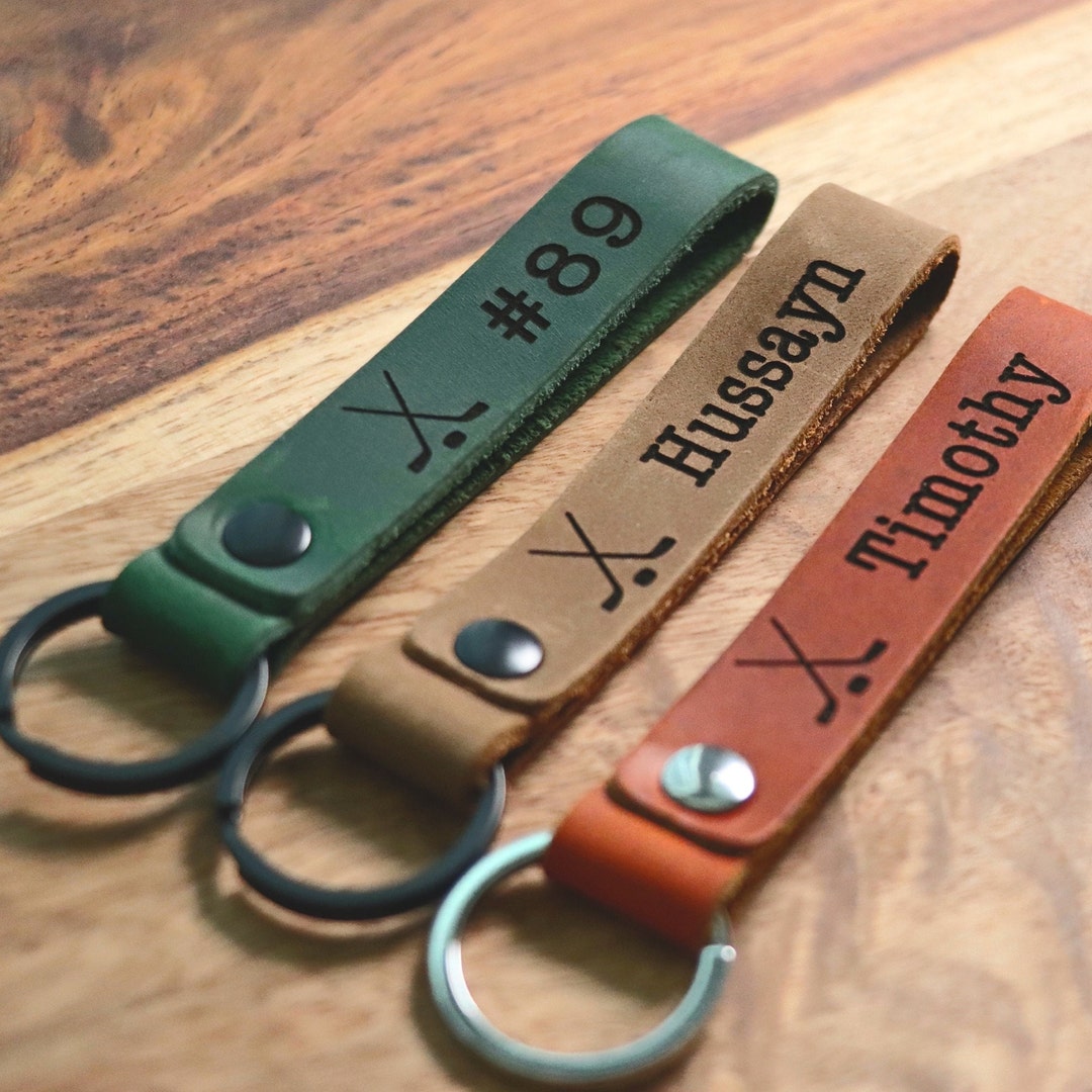 Hockey Keychain, Personalized Waterproof Sports Keychain, Team Gifts ...