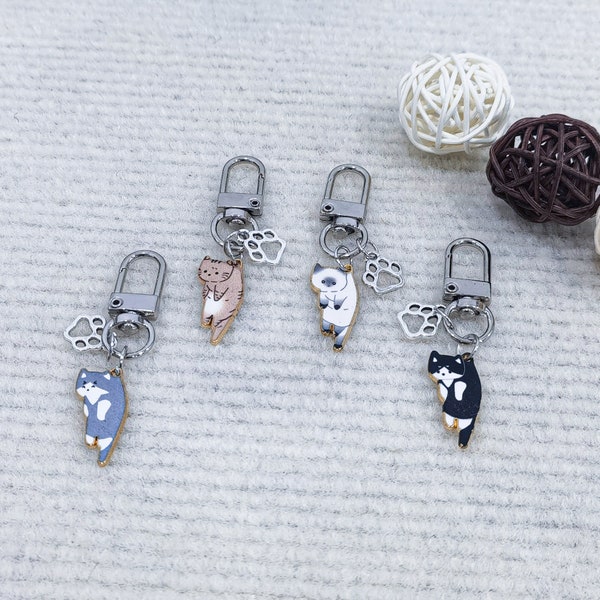 Cat Key Chain - Etsy