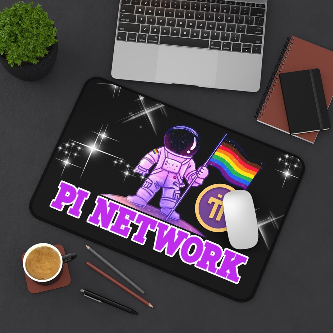 Pi Network Desk Mat, Boho Extended Mouse Pad, Extra Large Gaming Desk ...