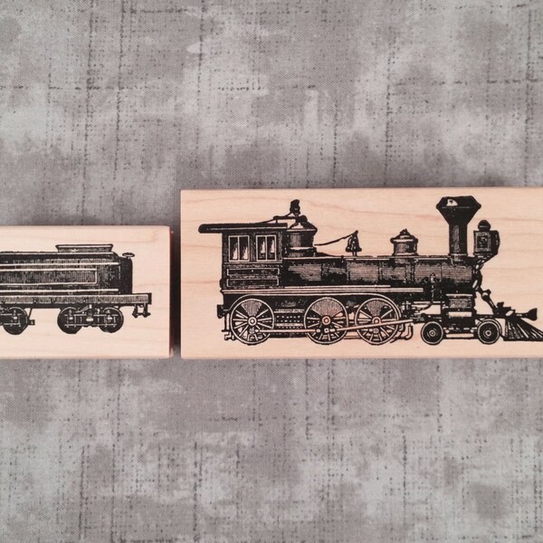 Train Rubber Stamp - Etsy