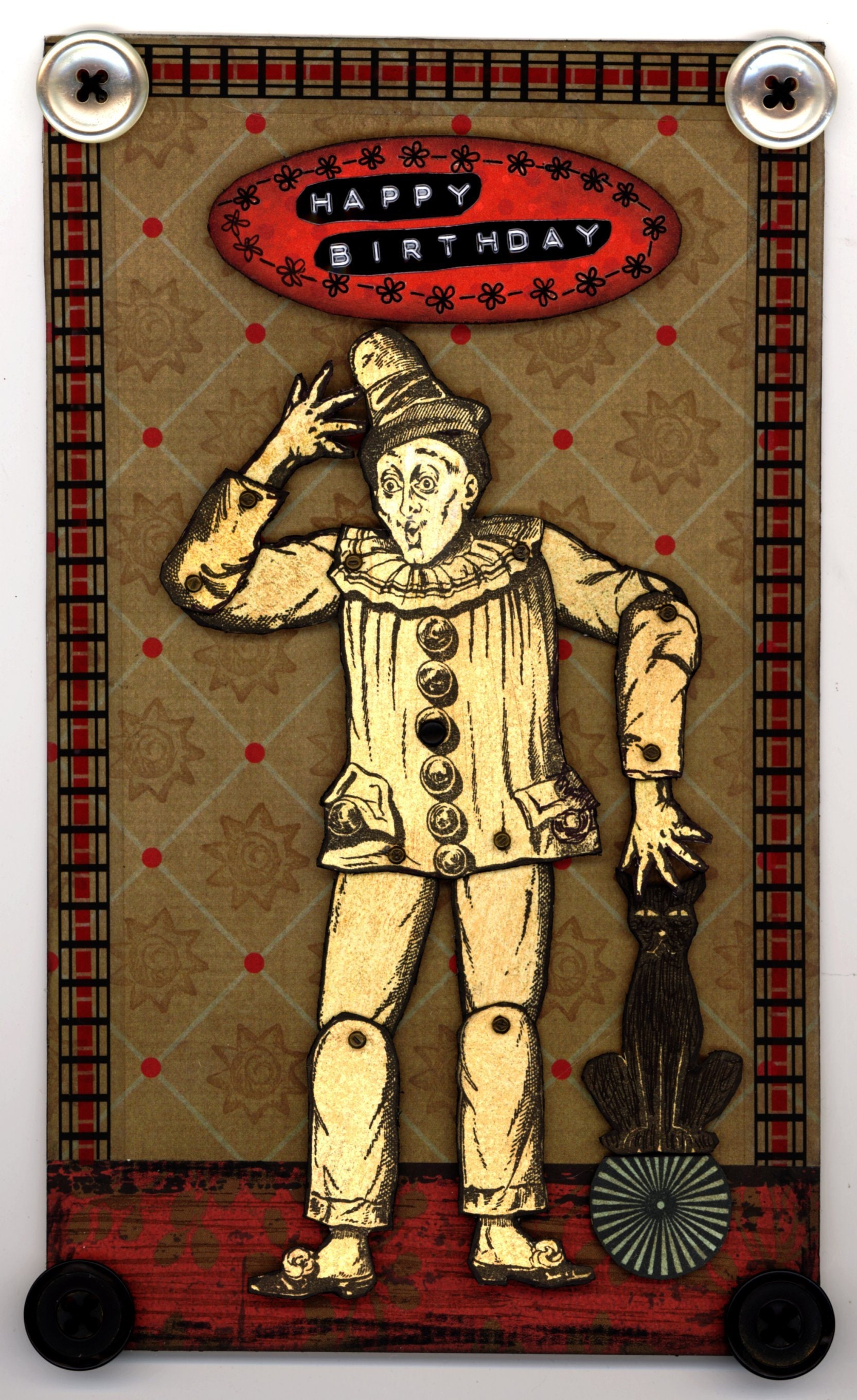 Vintage Pierrot Doll Static Cling Mounted Rubber Stamps - Etsy