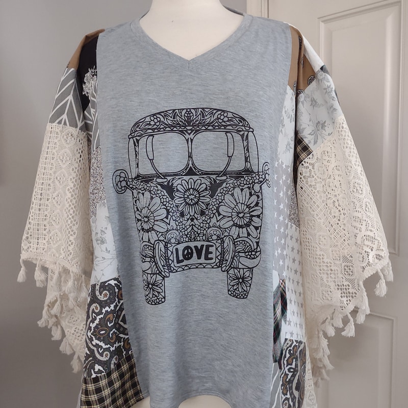 Poncho Shirt - Etsy