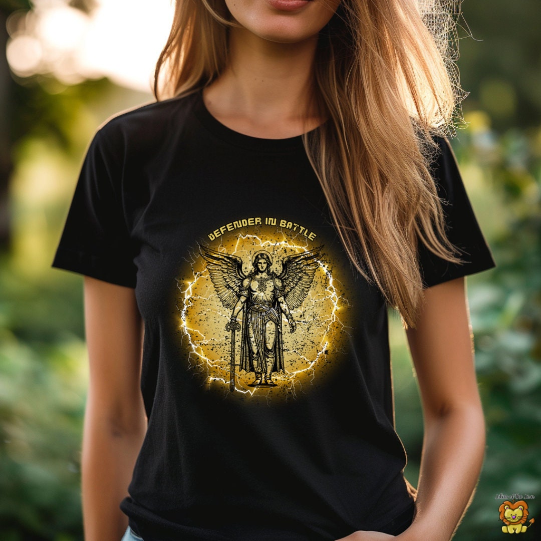 St. Michael Shirt Design, Archangel Shirt Design, Christian T-shirt ...