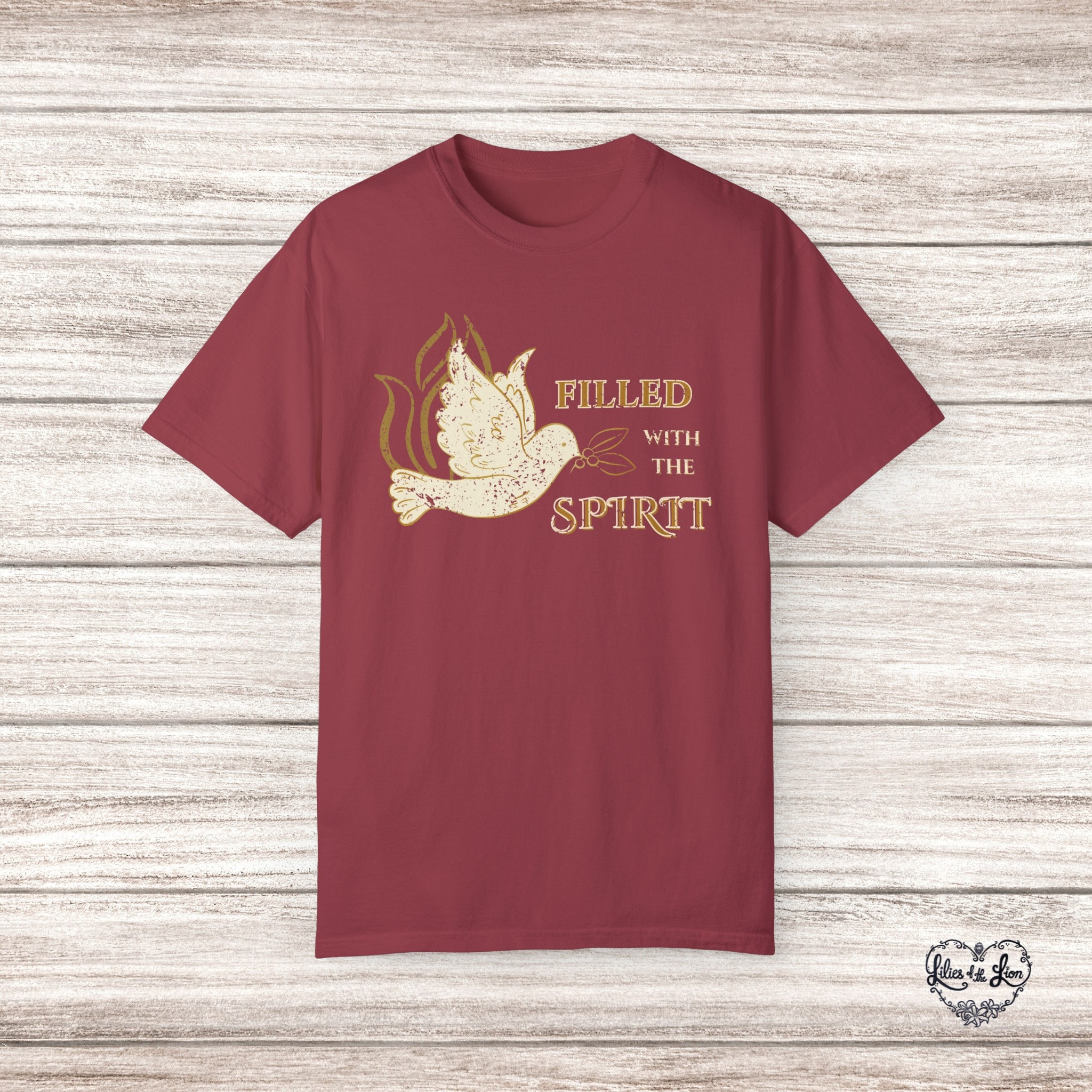 Holy Spirit Shirt Design, Confirmation Shirt Design, Christian T-shirt ...