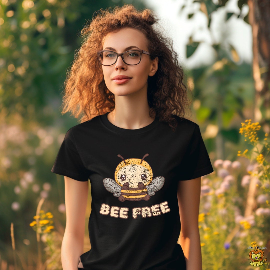 Bumblebee Design, Cute Bee T-shirt, Honey Bee Gift, Character Tee ...