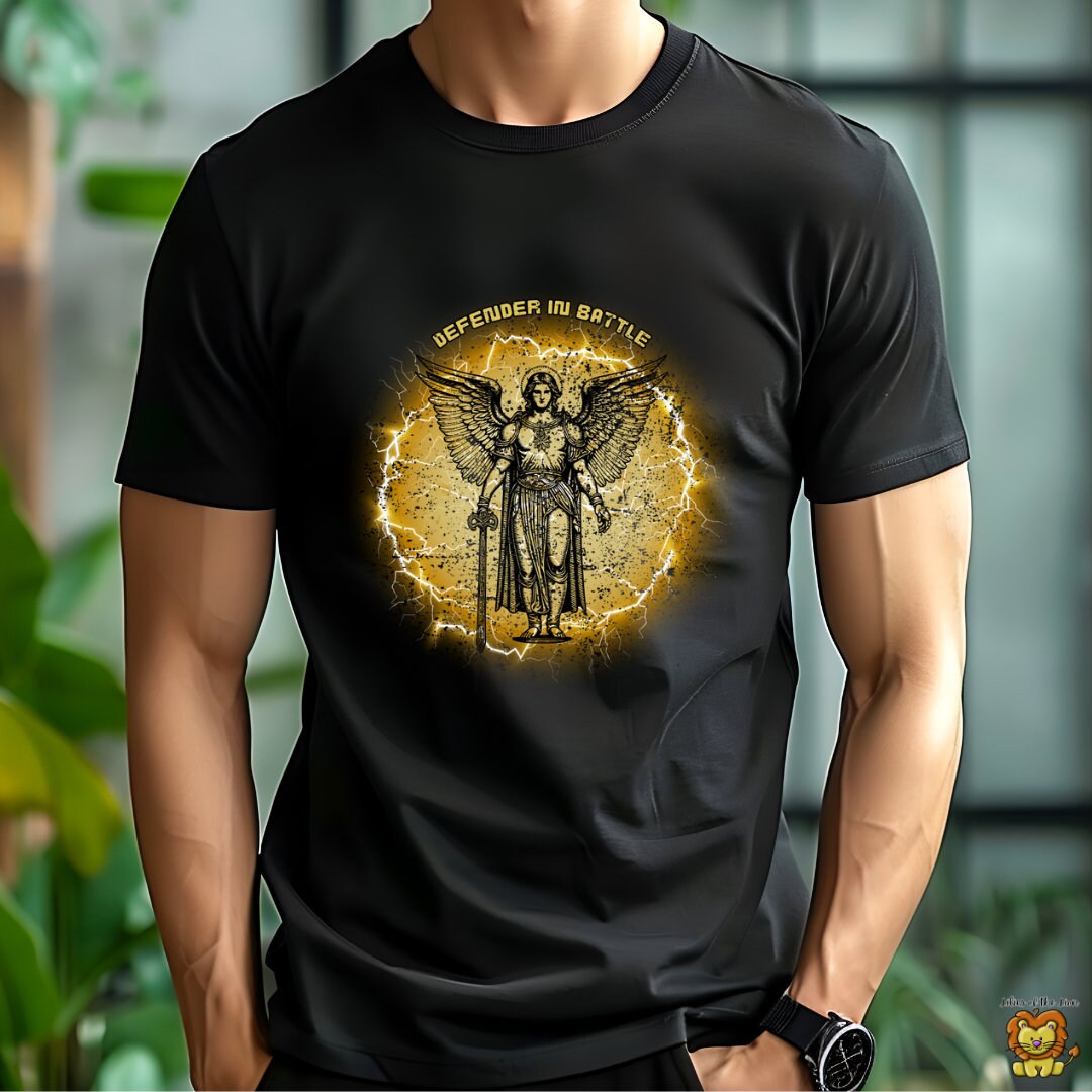 St. Michael Shirt Design, Archangel Shirt Design, Christian T-shirt ...
