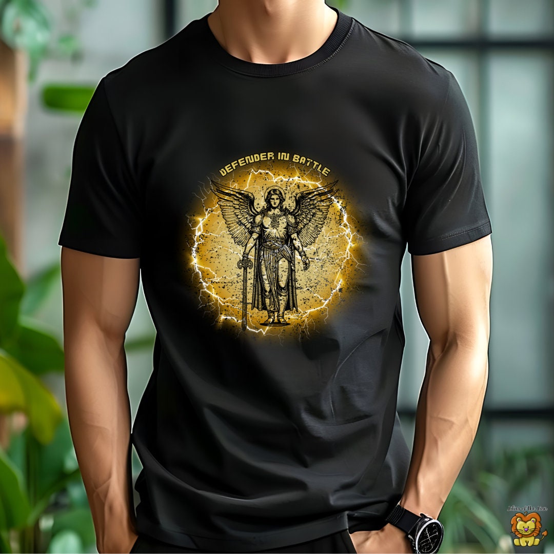St. Michael Shirt Design, Archangel Shirt Design, Christian T-shirt ...