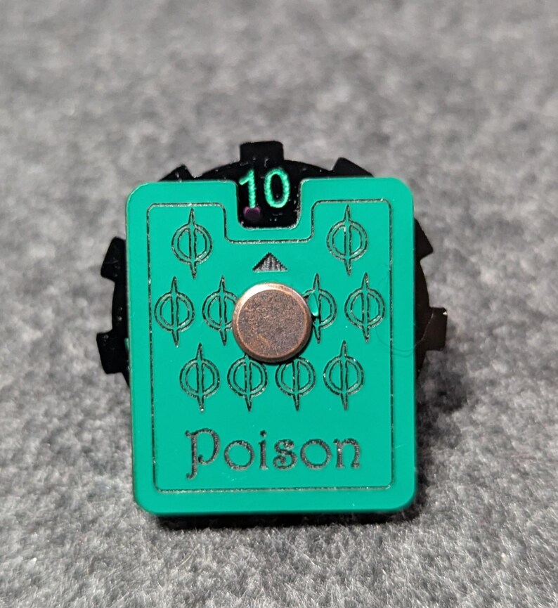 Laser Cut Poison Counter - Etsy