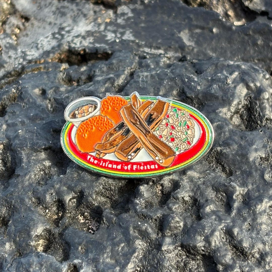 Guam Chamorro Island Fiesta Plate Lapel Pin Badge, Enamel Pin, Island ...