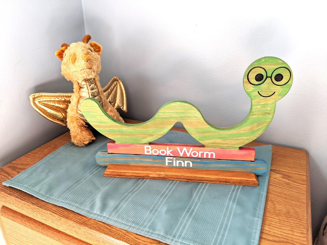 Book Worm/book Stand/ Page Marker/ Book Valet/ Gift - Etsy