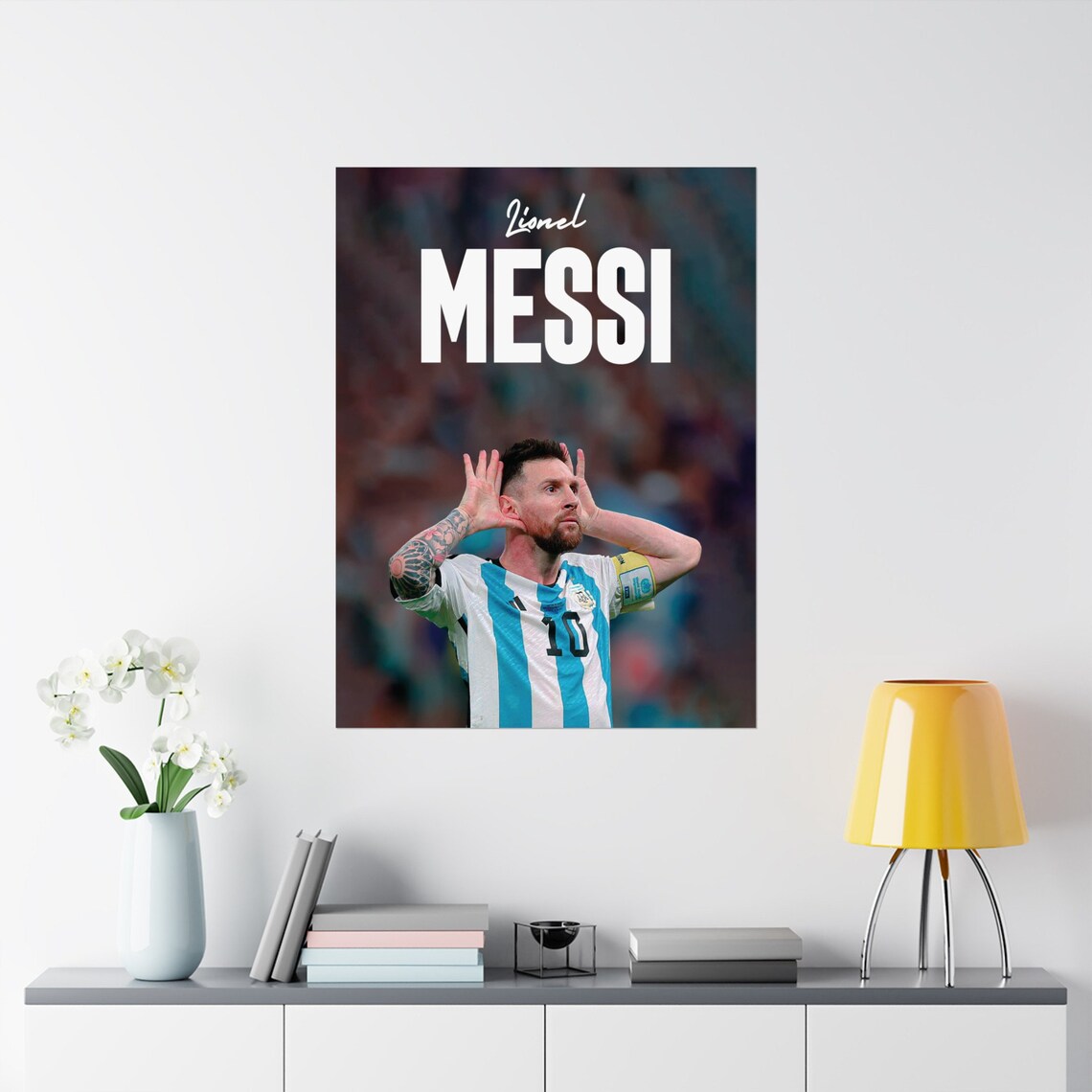 Leo Messi Poster, Messi Poster, Lionel Messi Poster, Argentina Football ...