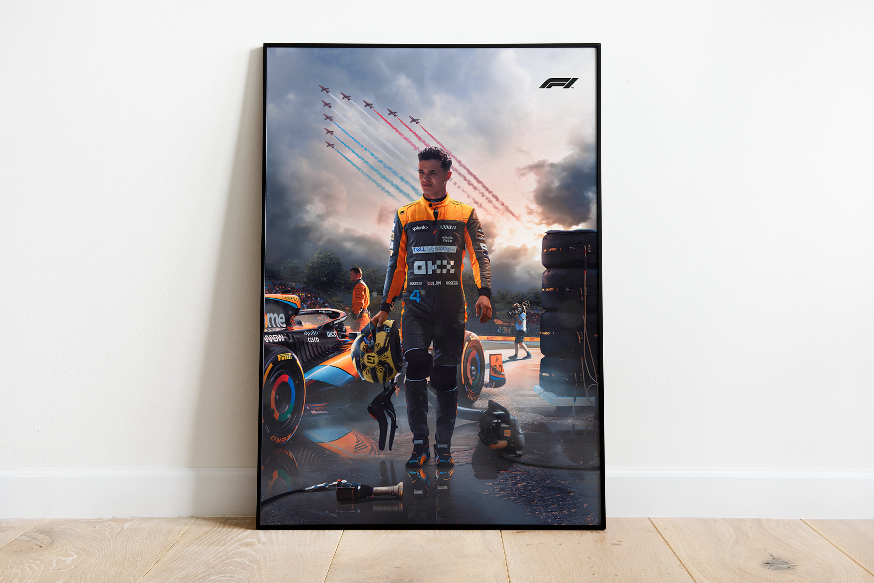 Lando Norris Poster, F1 Poster, Formula One Poster, Mclaren F1, Mclaren ...