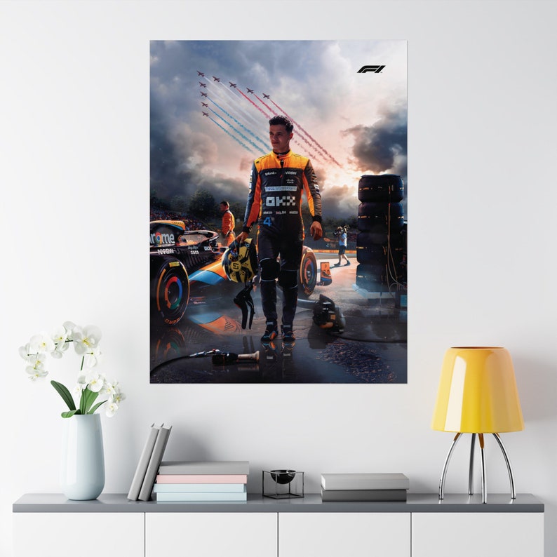 Lando Norris Poster, F1 Poster, Formula One Poster, Mclaren F1, Mclaren ...