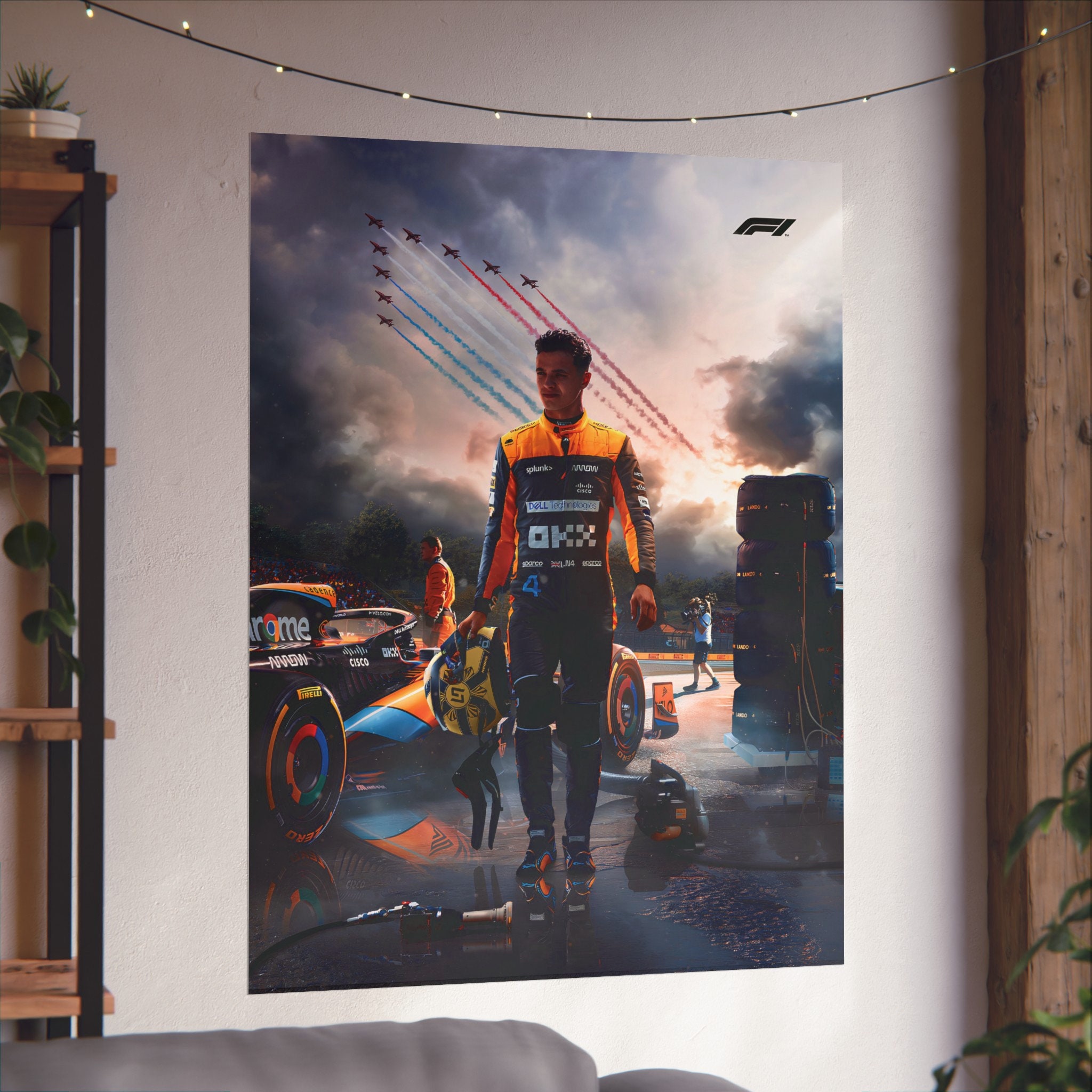 Lando Norris Poster, F1 Poster, Formula One Poster, Mclaren F1, Mclaren ...