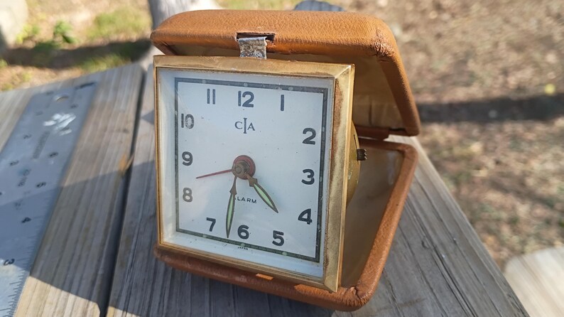 1960s CIA Mechanical Travel Alarm Clock - Etsy