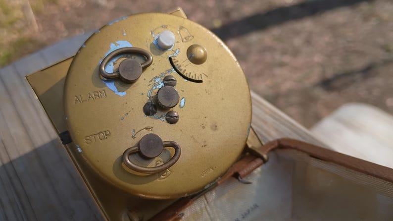 1960s CIA Mechanical Travel Alarm Clock - Etsy