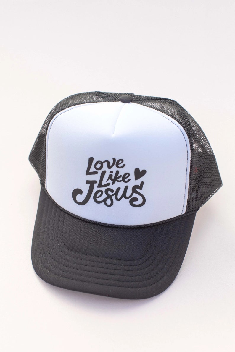 Love Like Jesus Trucker Hat - Etsy