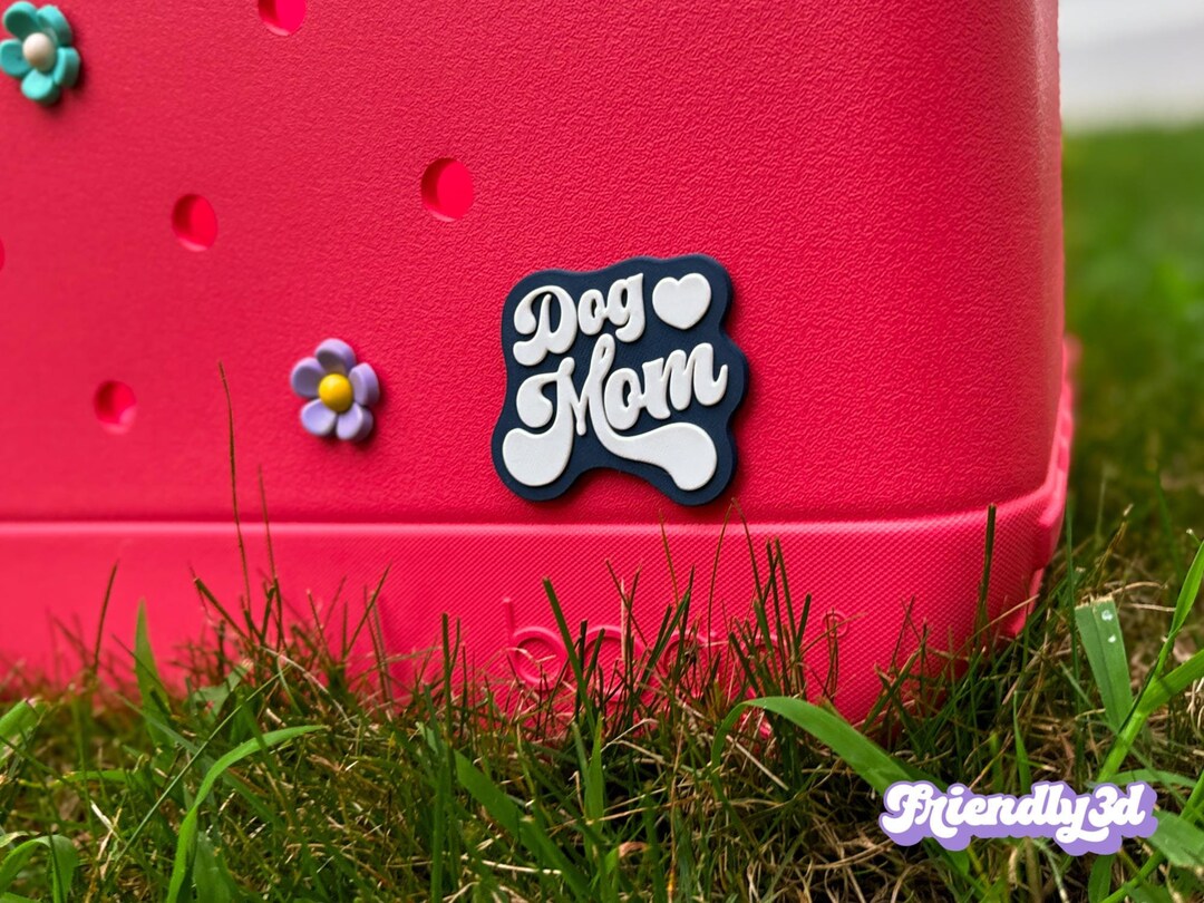 Cute “dog Mom” Bogg Bag Charm - Perfect for Pet Lovers! - Etsy