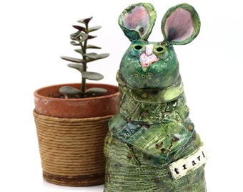 Ceramic rabbit | Etsy